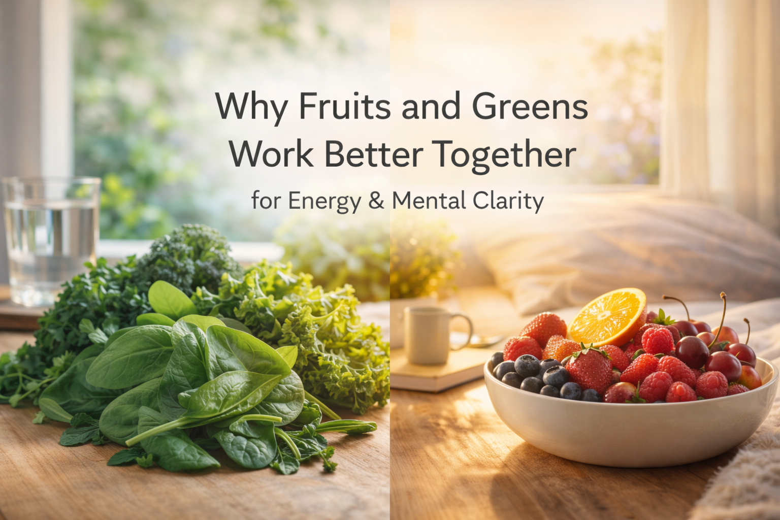 Why Fruits and GreWhy Fruits and Greens Work Together for Energy ...