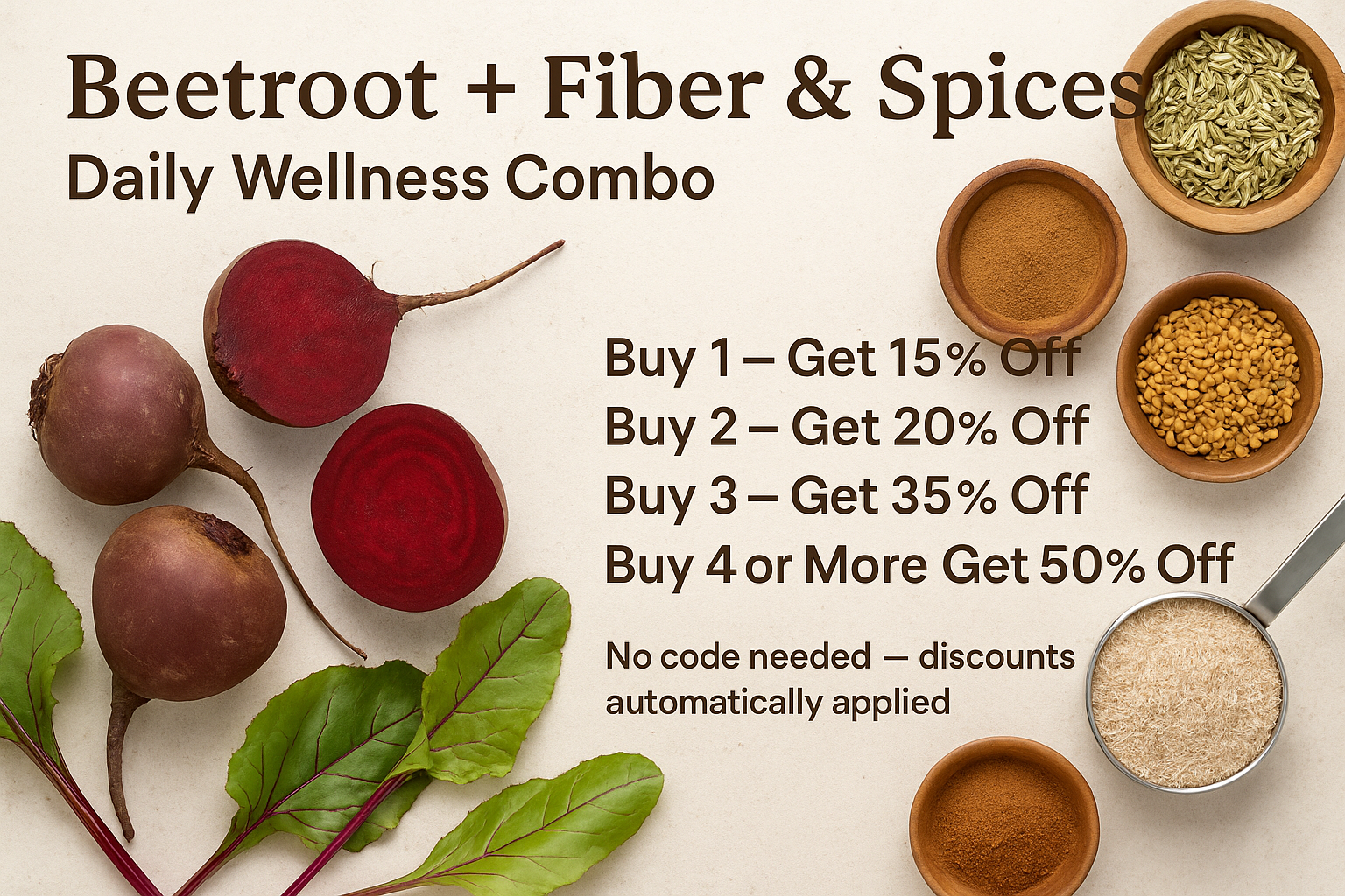 The Daily Benefits of Beetroot and Fiber & Spices Together – Substance ...